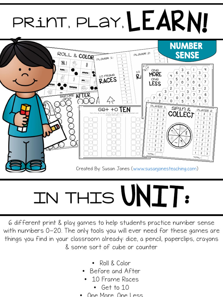 Print Play: Number Sense | PDF