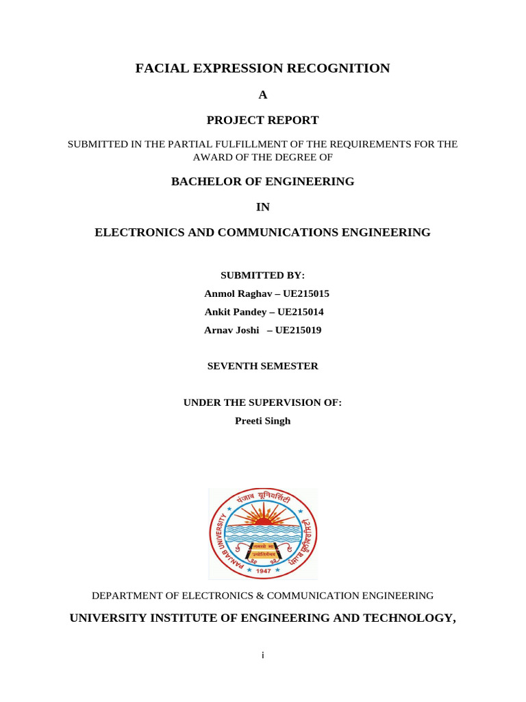 Final Project Report Ankit Pandey Anmol, Arnav | PDF