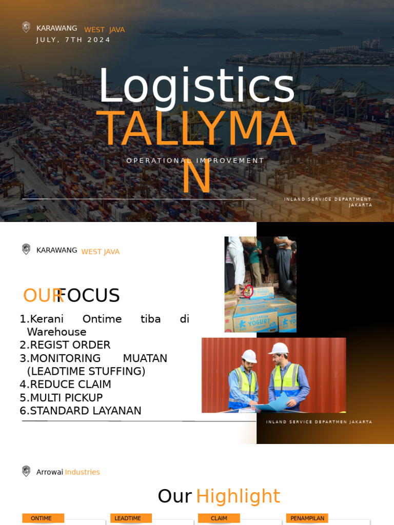Focus Logistics - IsD Jakarta | PDF