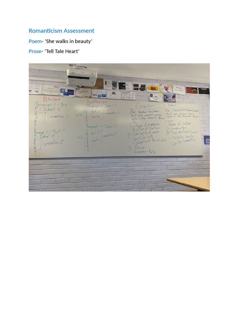 Romanticism Assessment | PDF