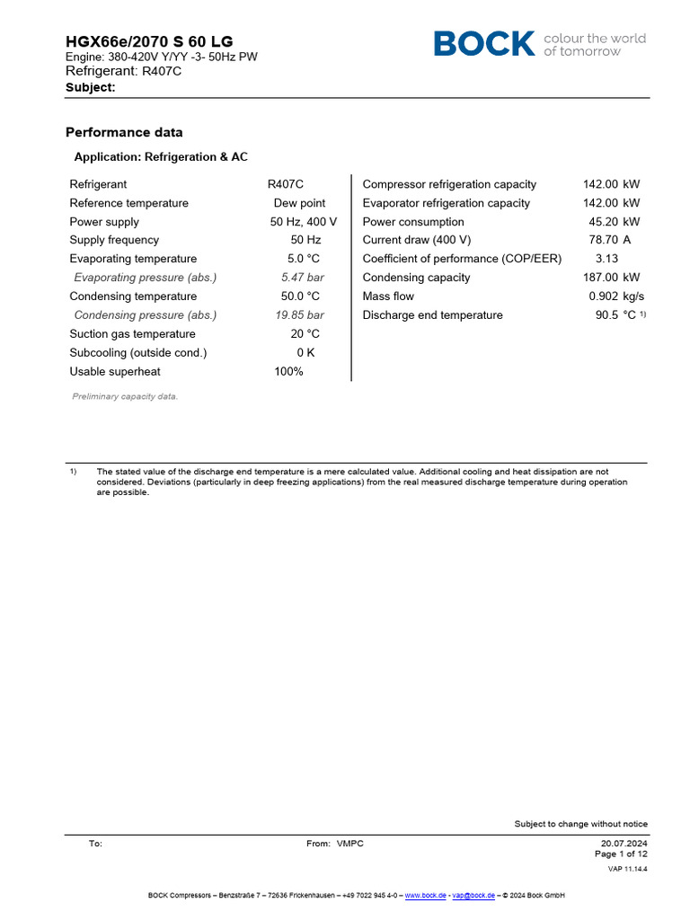 HGX66e-2070 S 60 LG R407C | PDF
