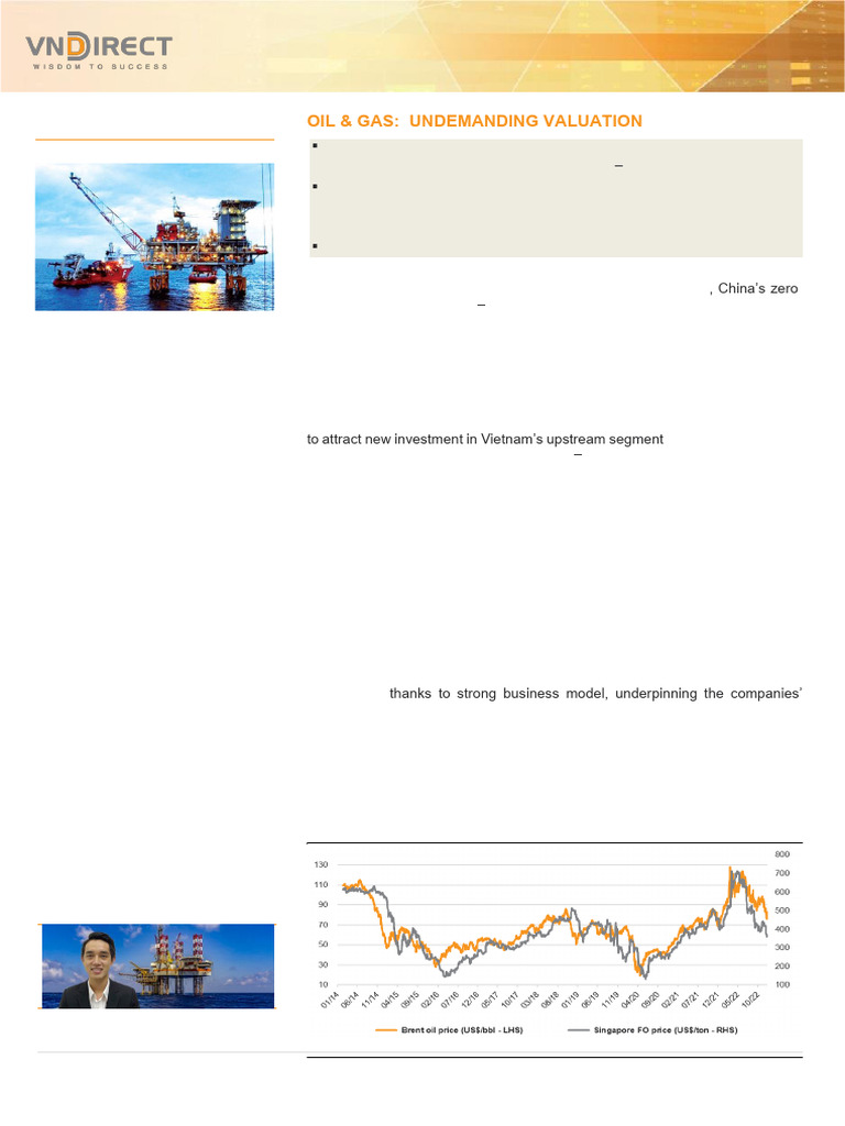 Oil & Gas Undemanding Valuation | PDF