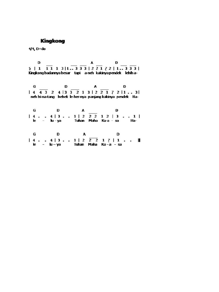 Kingkong | PDF