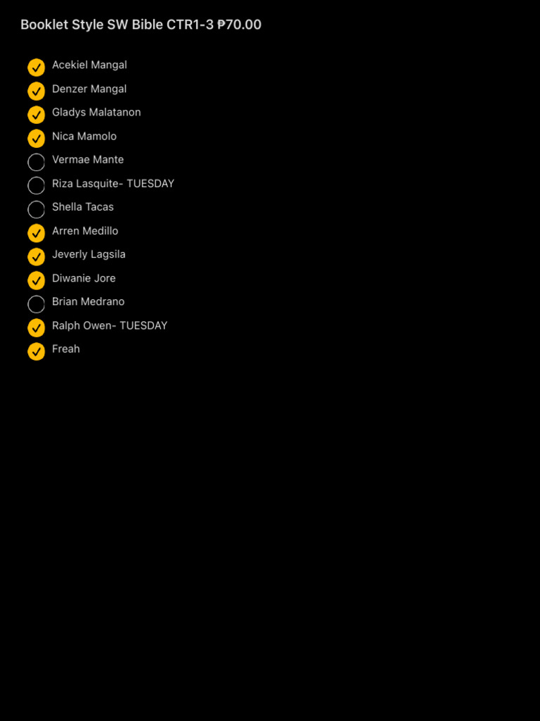 Booklet Style SW Bible CTR1-3 70.00 | PDF