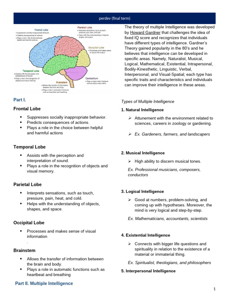 Perdev Reviewer | PDF