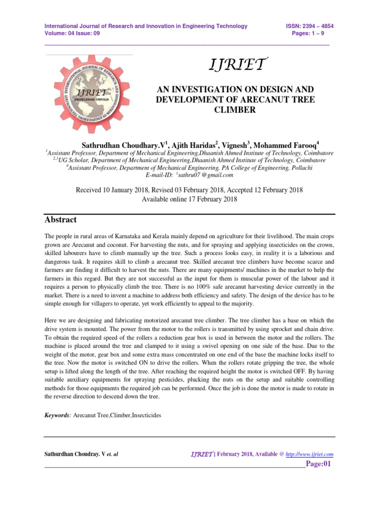 An Investigation On Design and Developme | PDF
