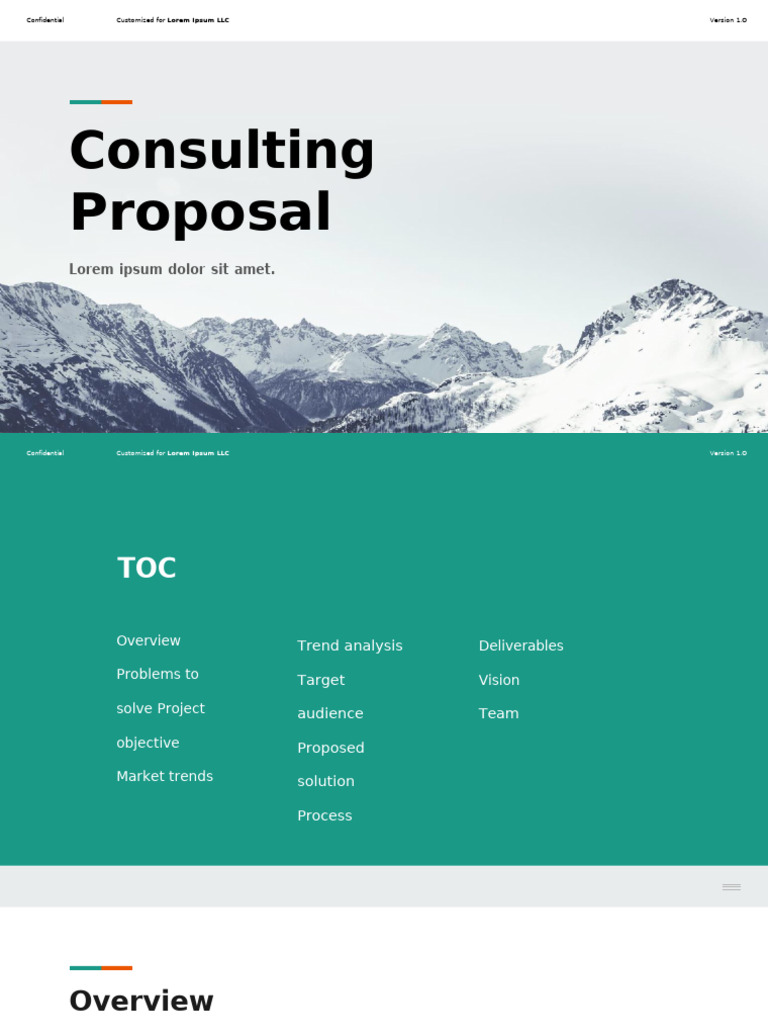 Consulting Proposal | PDF