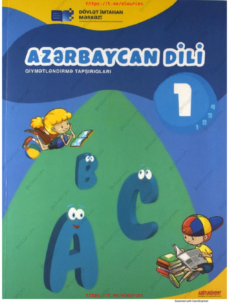 DİM - Azerbaycan Dili - 1 Sinif-1 | PDF