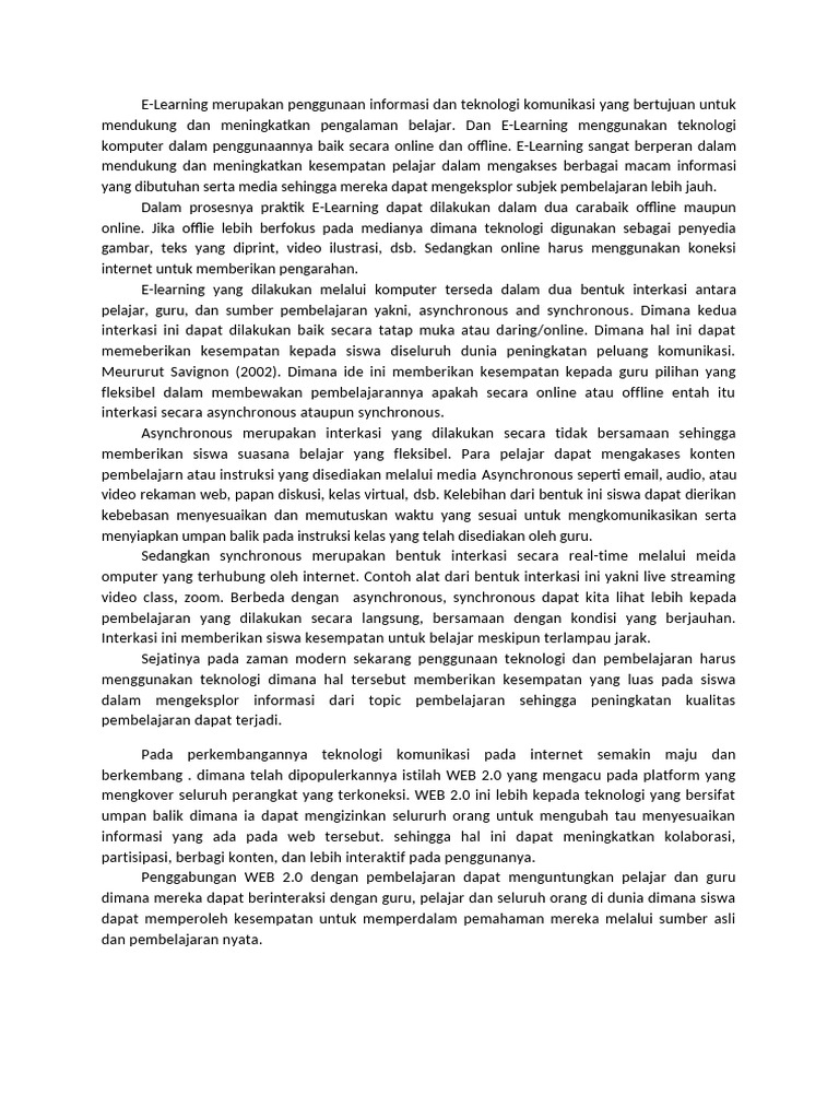 E-Learning and Web 2.0 | PDF