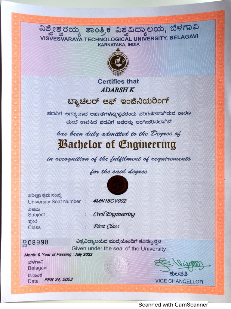 Graduation Certificate | PDF