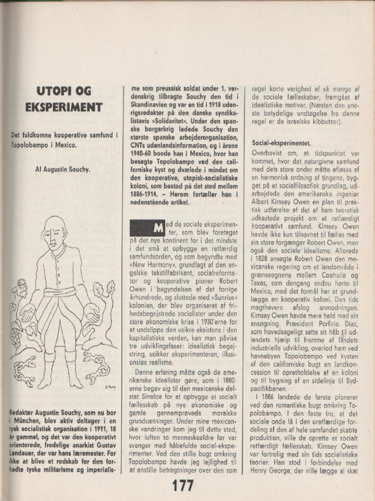 Utopi Og Eksperiment | PDF