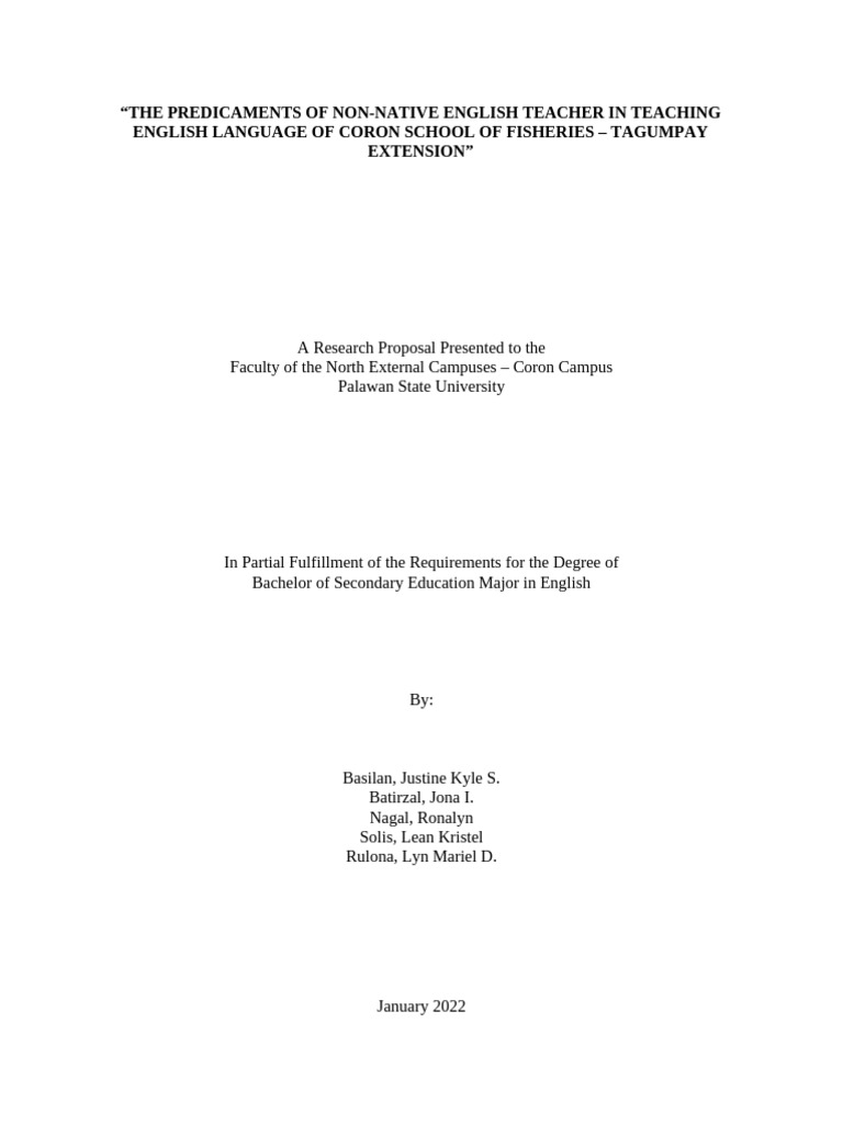 FS 2 - Action Research Paper - Group 7 | PDF