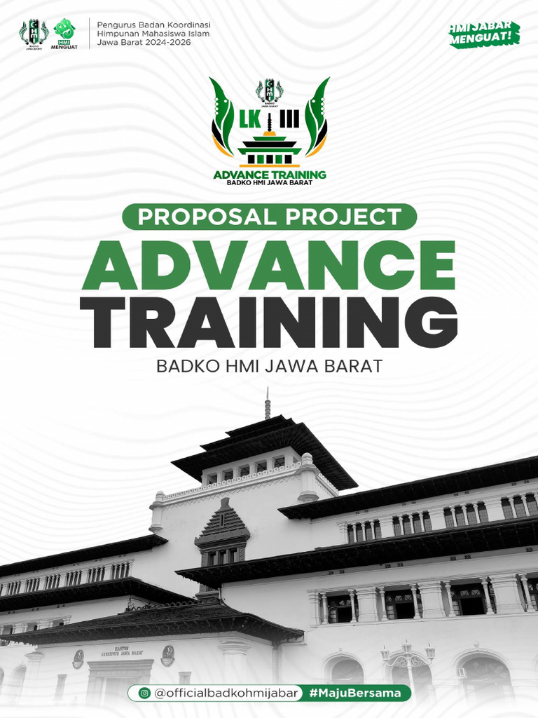 (RELEASE) PROPOSAL LK III HMI Badko Jawa Barat 2024 | PDF
