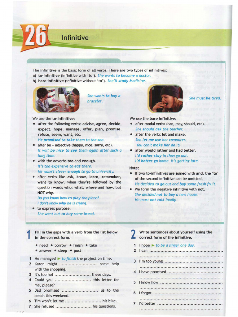 Infinitive Verb To Be | PDF