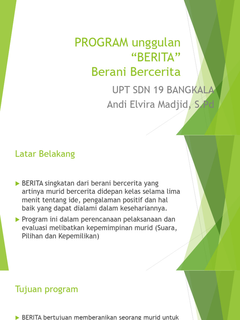 Program Sekolah | PDF