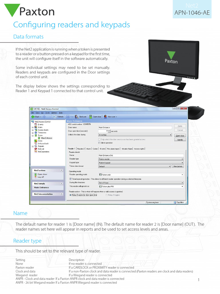 proximity-reader-marine-APN-1046-AE - Configuring Readers and Keypads | PDF