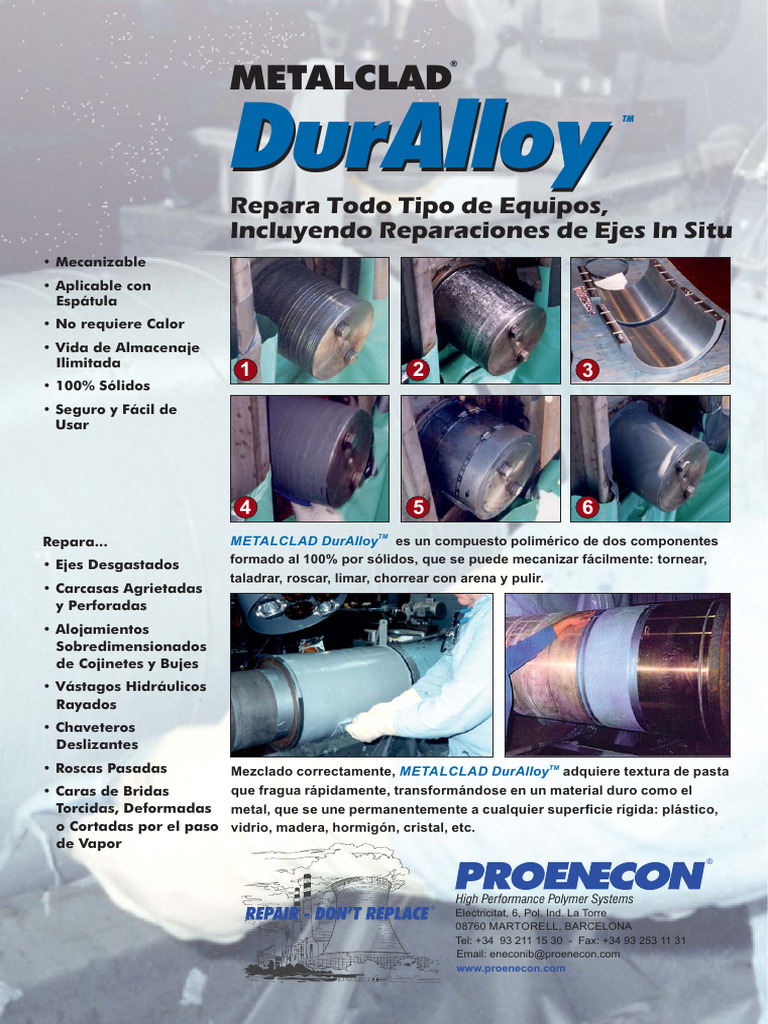 METALCLAD DurAlloy - H.Tec | PDF