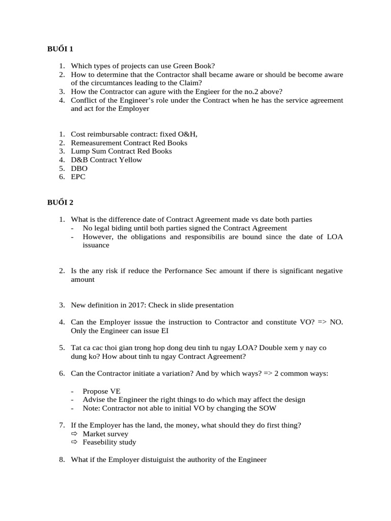 Contract Management Course | PDF