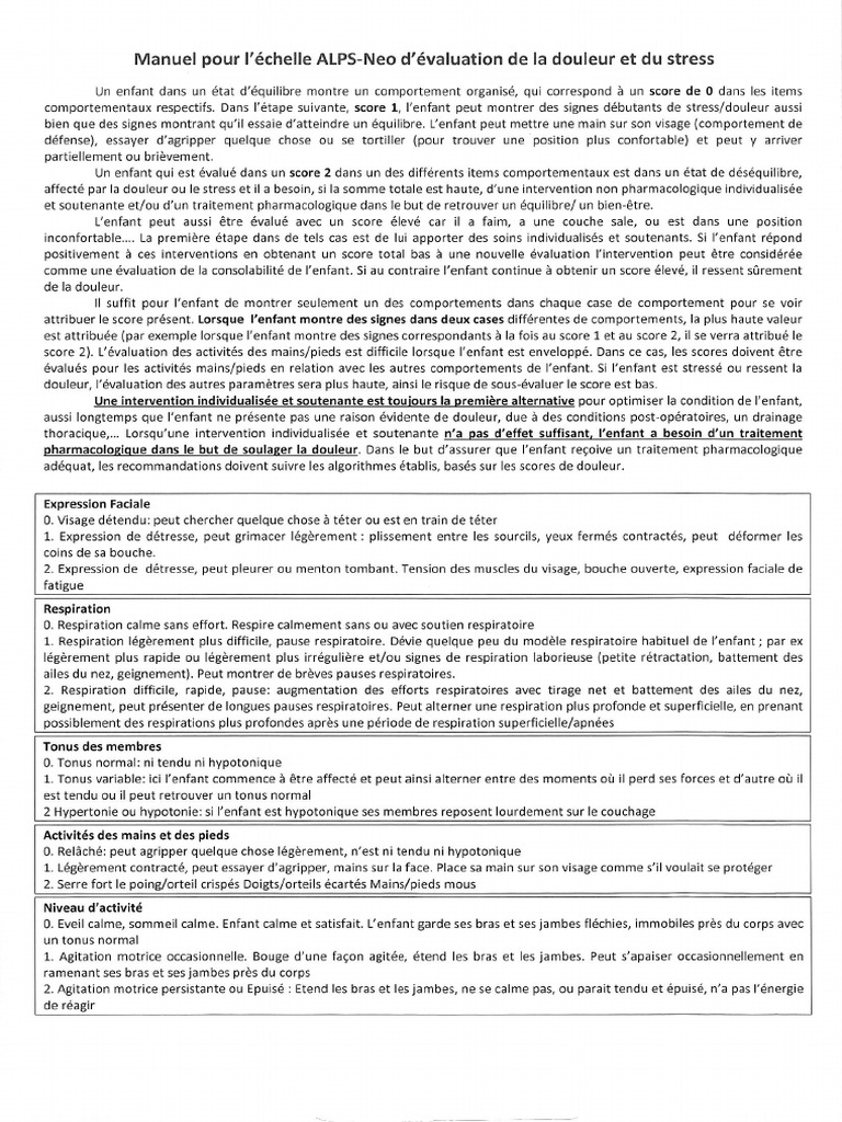 Echelle Alp S Neo Nat 2 | PDF