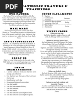 Basic Catechism& Prayers - Syro Malabar Diocese of Mandya | PDF | God The Father | Jesus