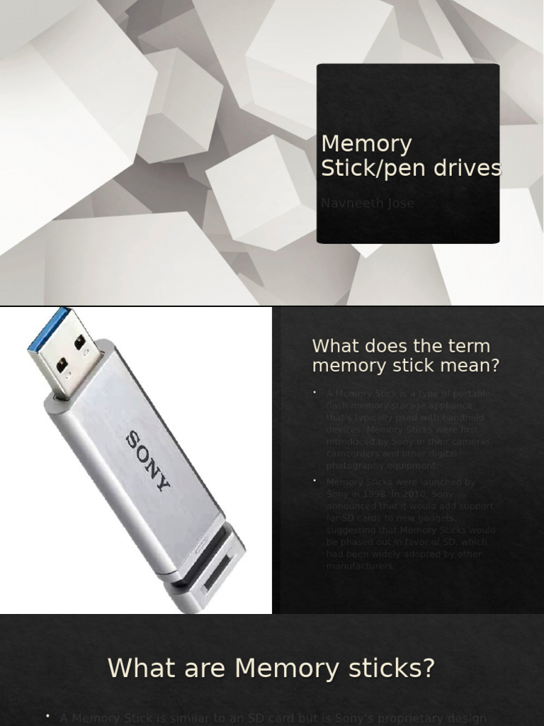 Memory Stick | PDF