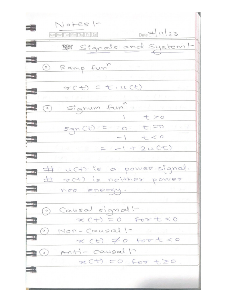 Signal and System Part-2 | PDF