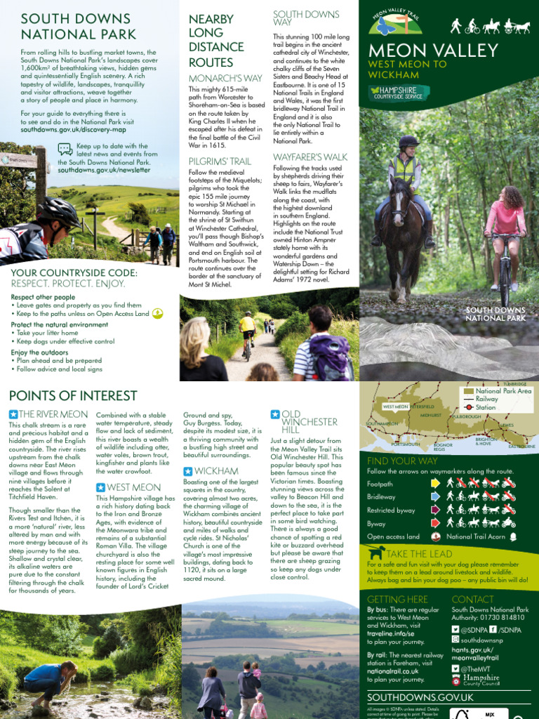 South Downs Leaflet Meon Valley 2042404894 | PDF