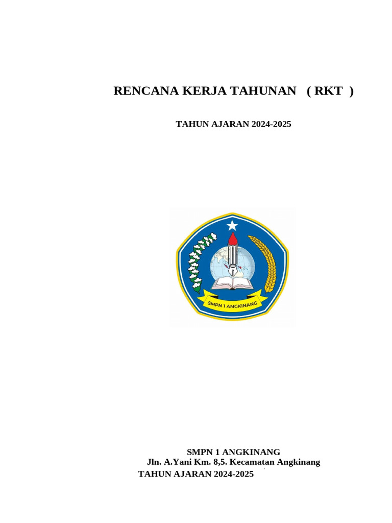RKT SMP Negeri 1 Angkinang Baru | PDF