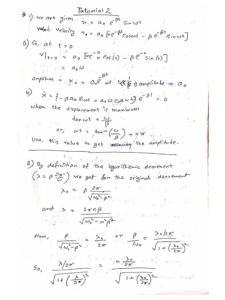 Problem Set 2 Solutions | PDF