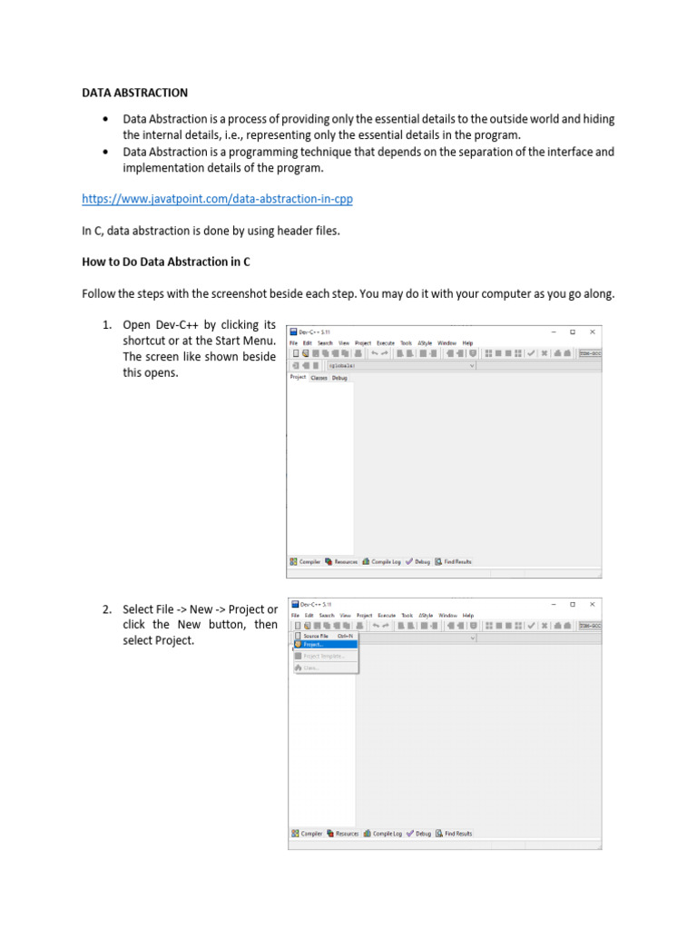 Review On The Concept of Data Abstraction | PDF