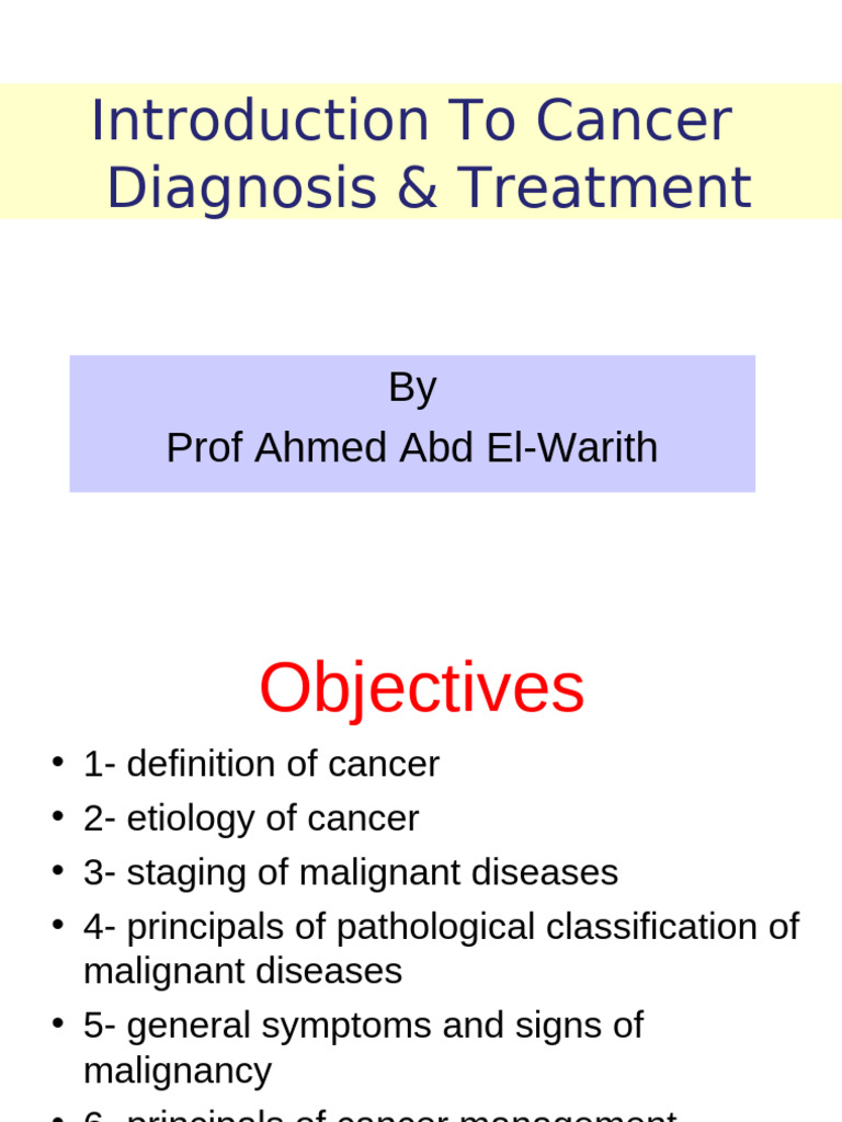 Introduction To Oncology Pdf