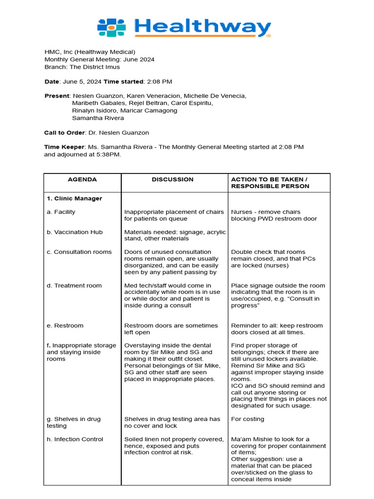 Mancom June 2024 | PDF | Pharmacy | Health Sciences