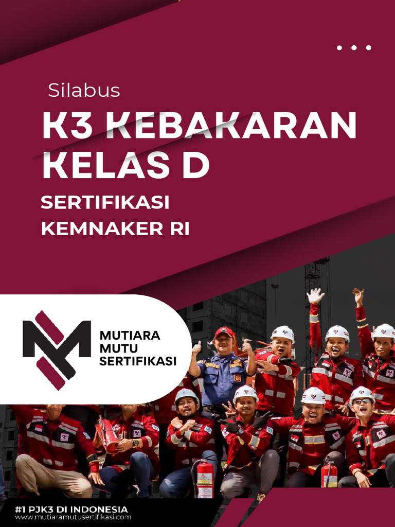 (2024) Silabus k3 Kebakaran | PDF