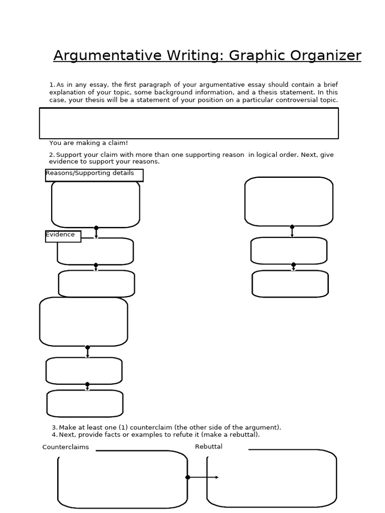 Argument Graphic Organizer2 | PDF