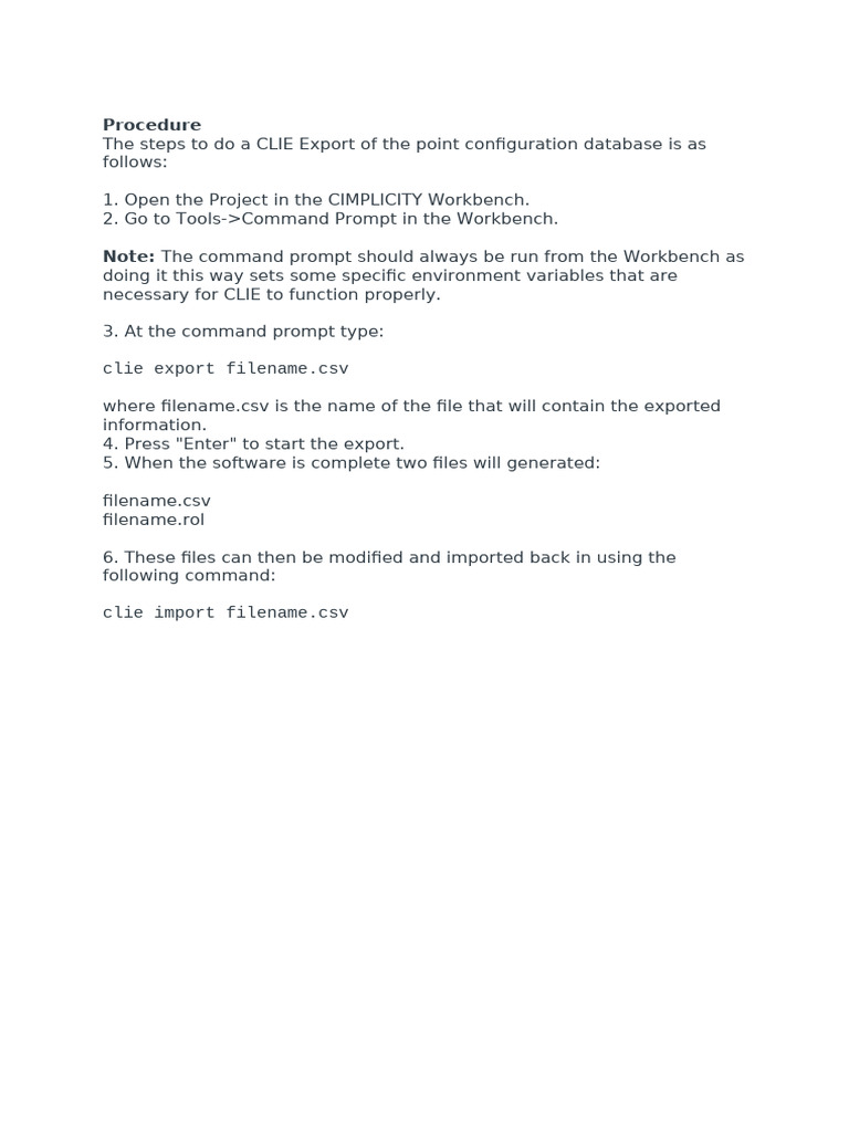 Cimplcity Tag Export | PDF