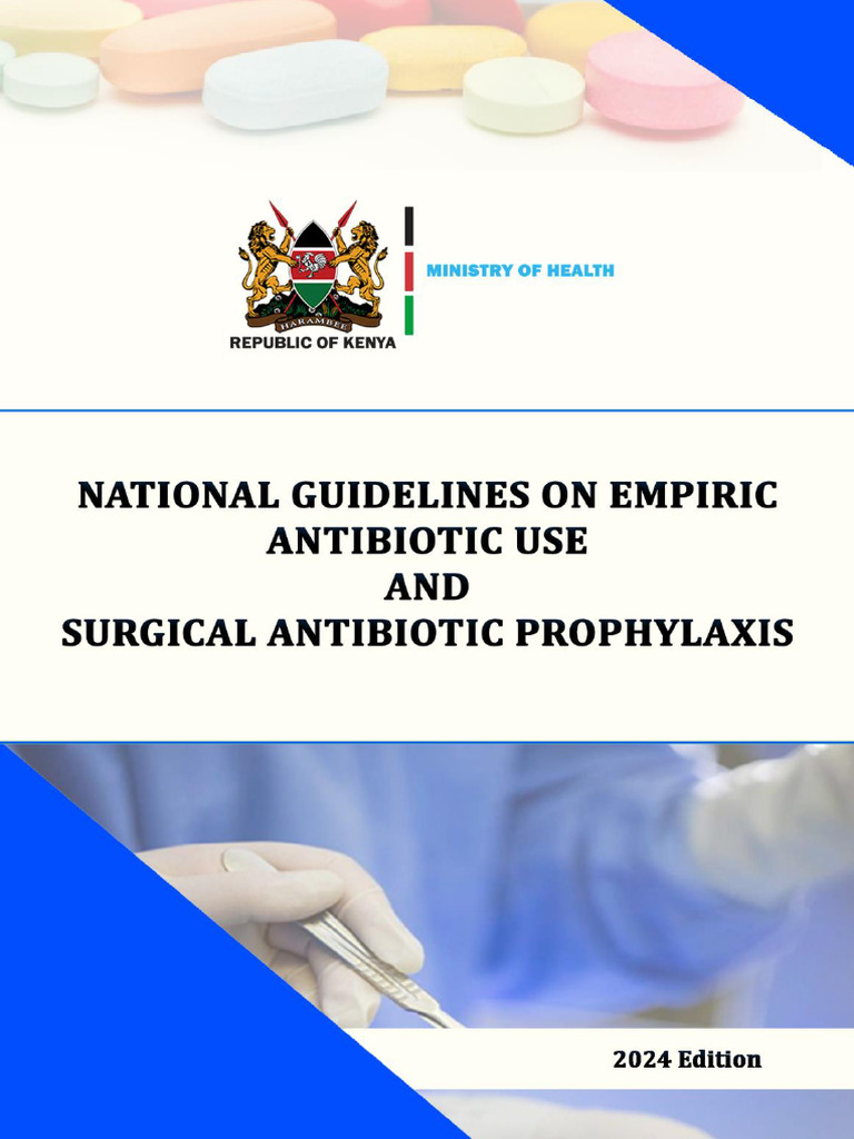 National Guidelines On Empiric Antibiotic Use and Surgical Antibiotic ...