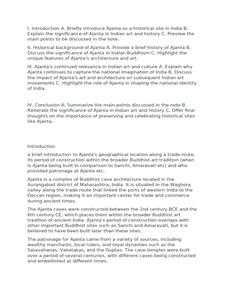 Ajanta 2nd Assignmnet | PDF