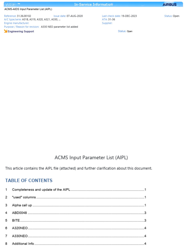 Aids Alpha Call Up | PDF