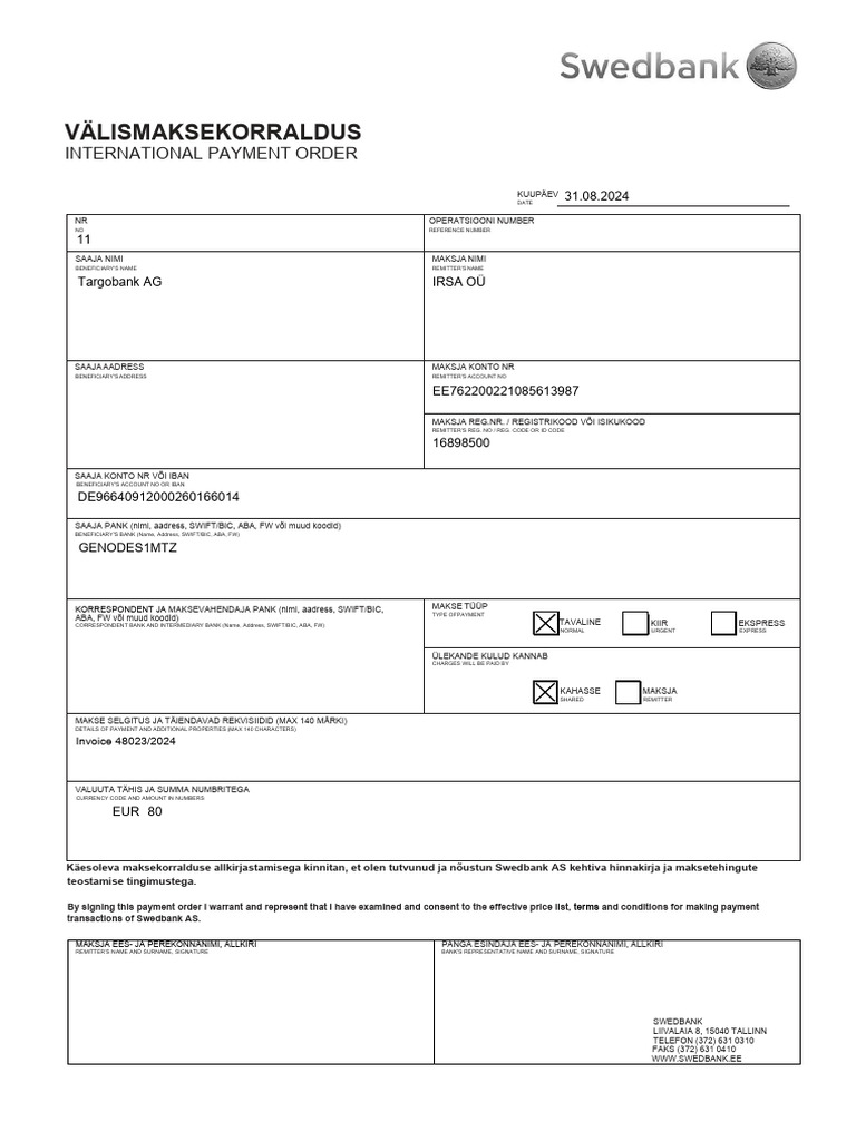 Payment | PDF