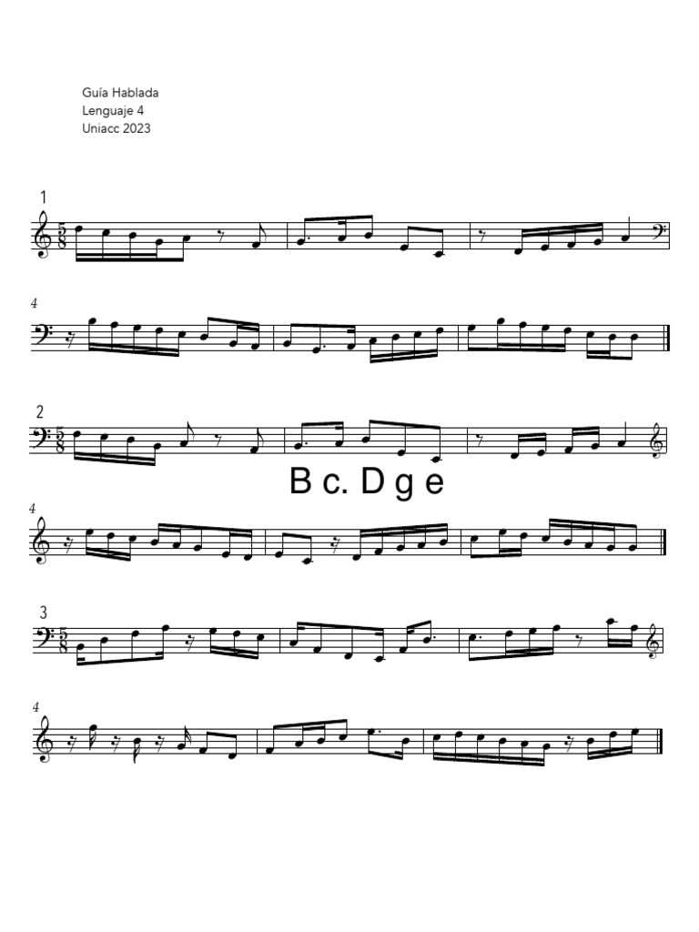 Guia Hablada 58 Unidad 1 Leng 4 - 2023 | PDF