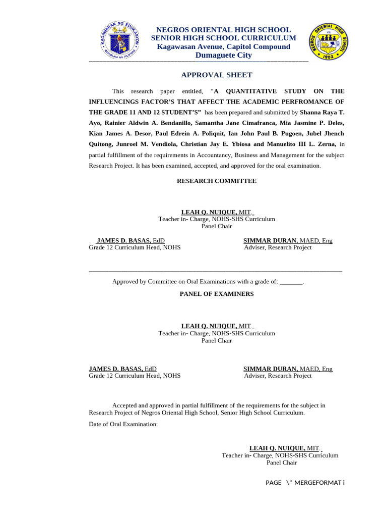 Approval Abstract Ackno | PDF