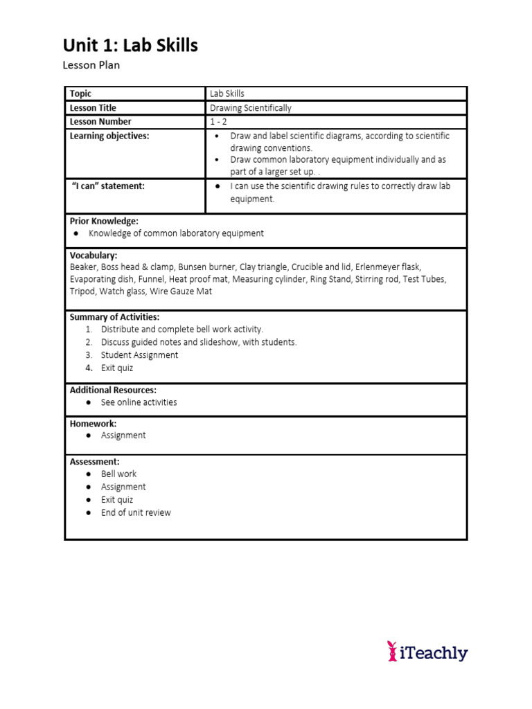 1 2 Lesson Plan Drawing Scientifically | PDF | Art | Computers