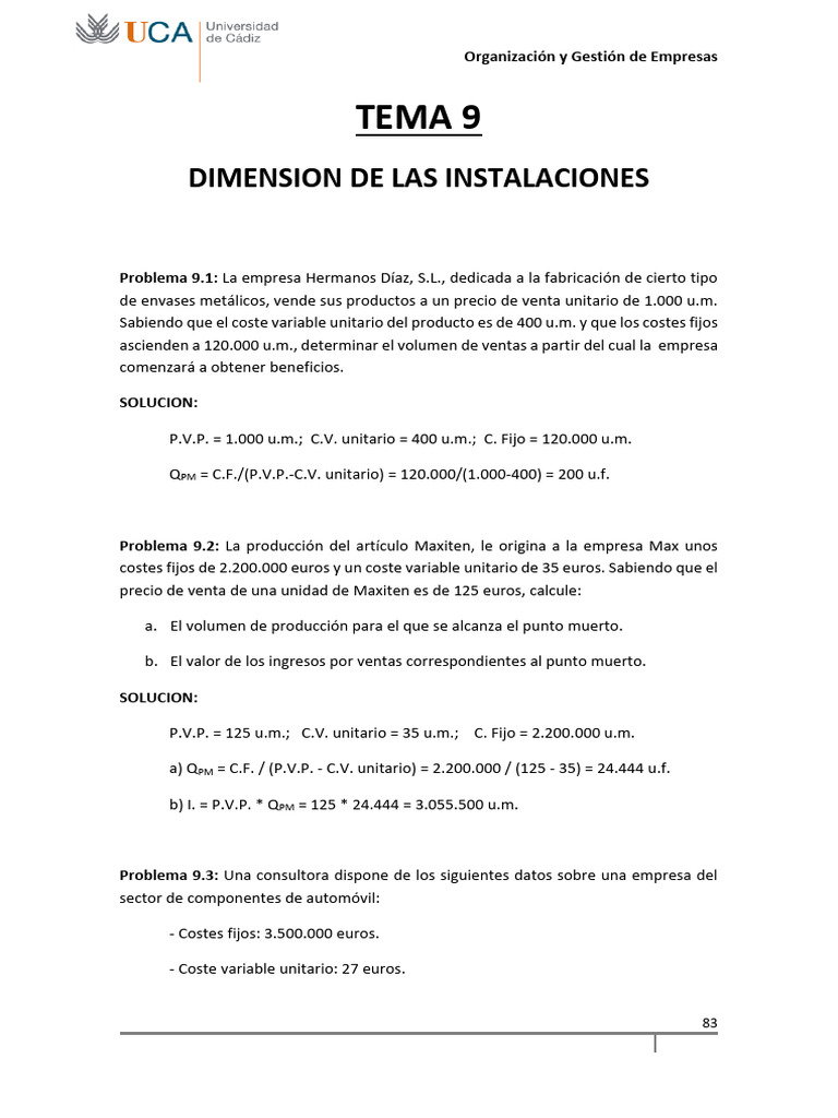 Ejercicios Tema9 Oge | PDF