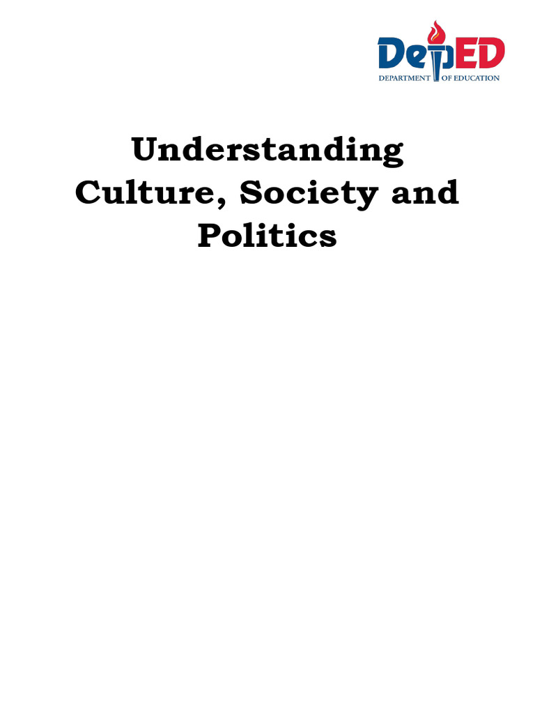 UCSP Q1 Mod1 Starting Points For The Understanding of Culture Society ...