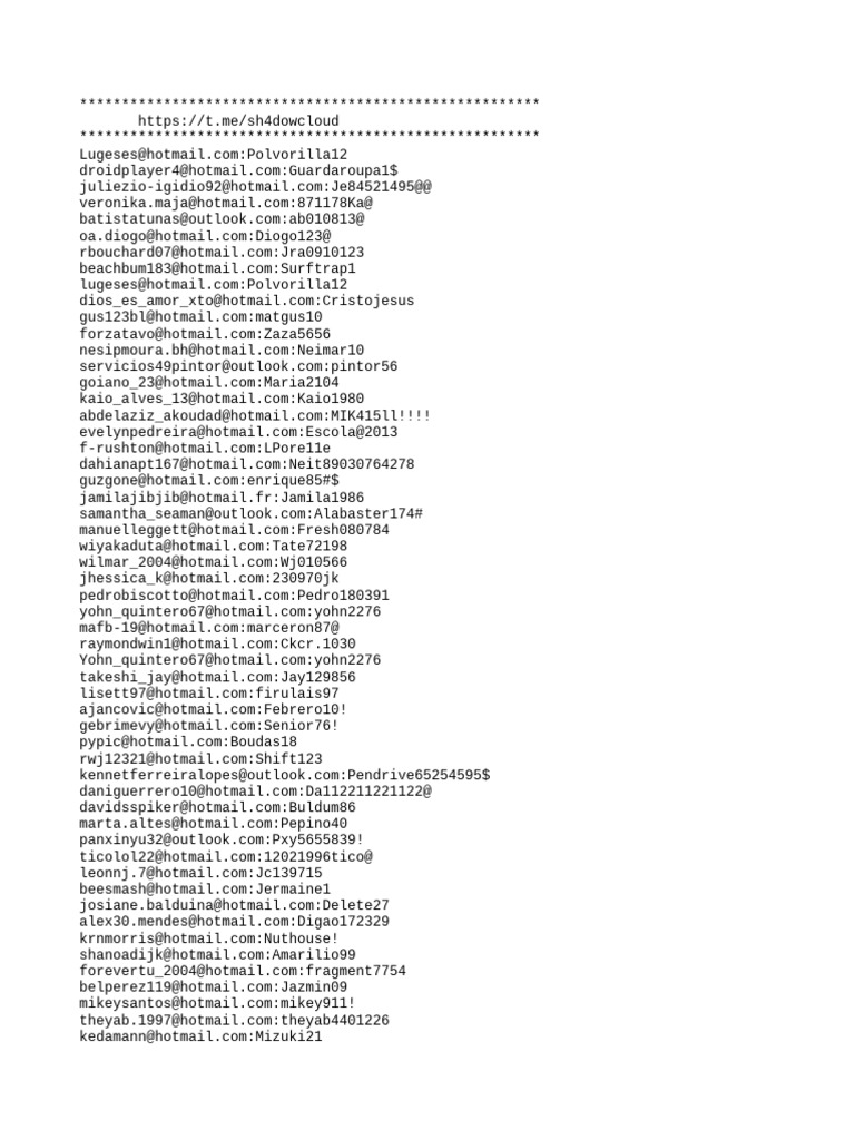 1.2k Hotmail Access | PDF