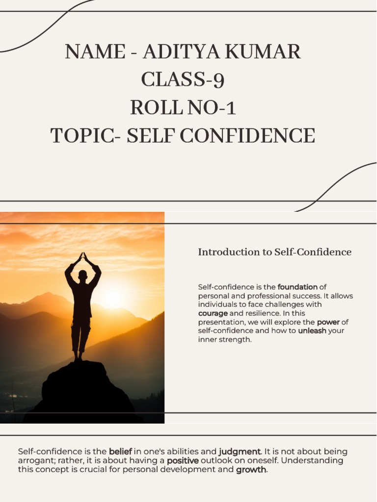 Slidesgo Unleashing Your Inner Strength The Power of Self Confidence ... Slidesgo Unleashing Your Inner Strength The Power of Self Confidence ...