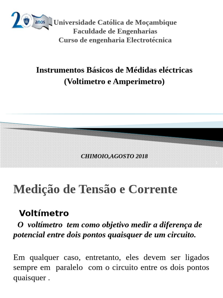 Aula 2 Instrumentos Basicos de Medida | PDF
