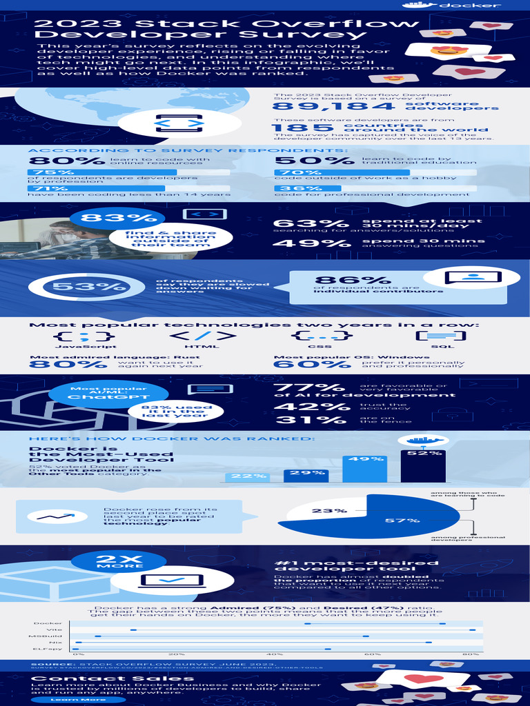 Stack Overflow Survey Infographic | PDF