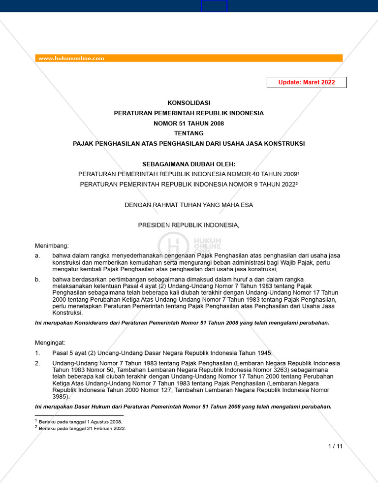 PP No 51 2008 Rev-Mar22 KNS | PDF