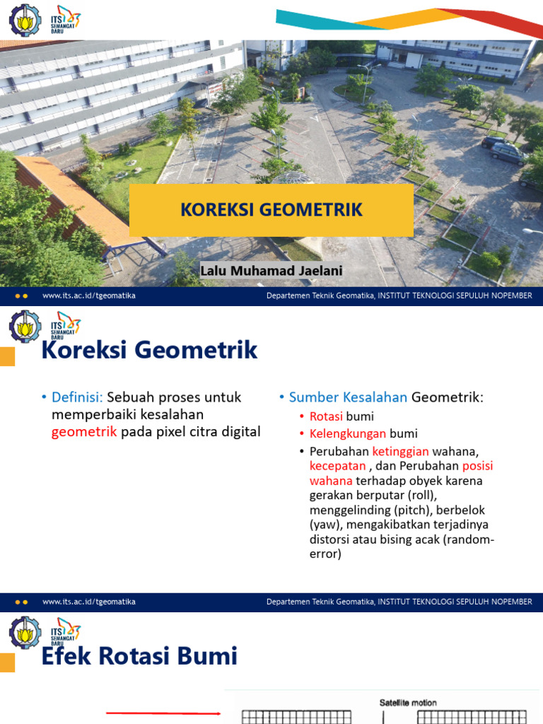 Koreksi Geometrik | PDF